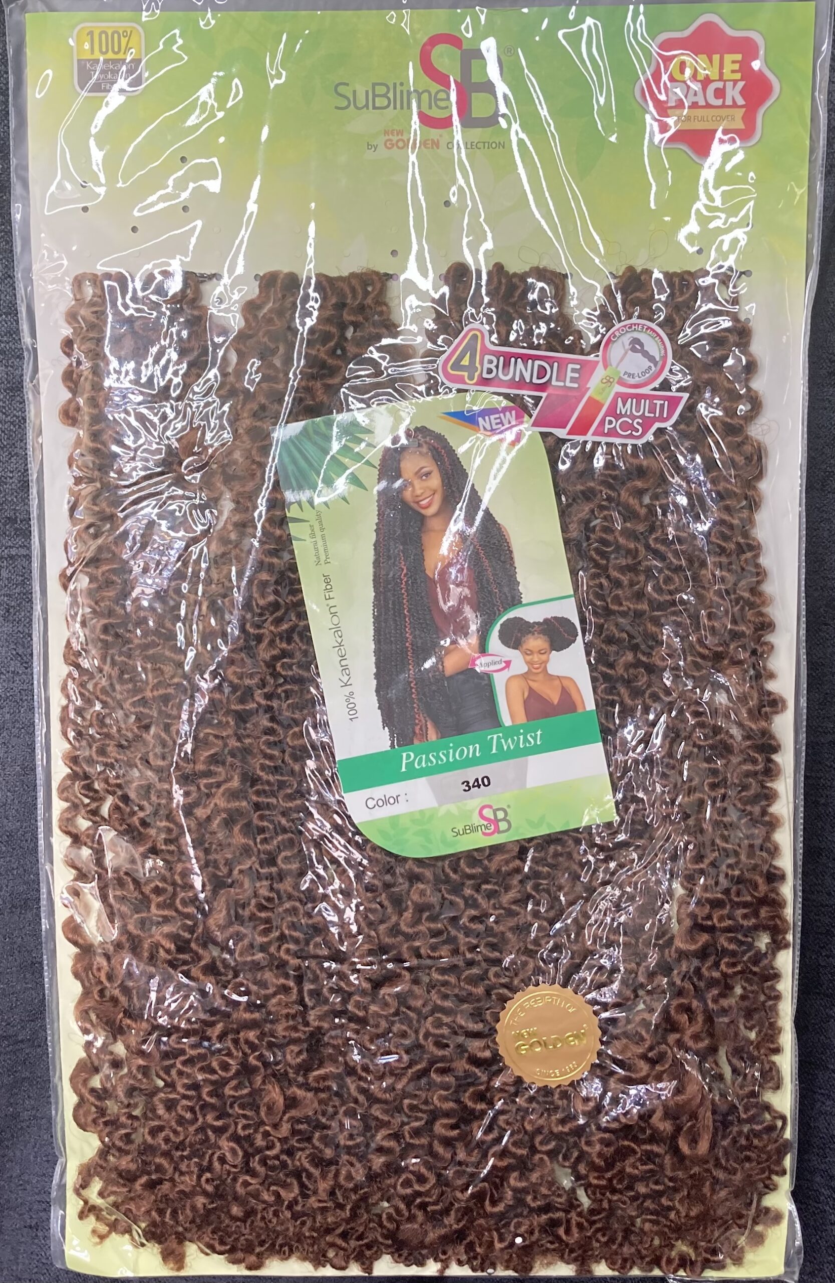 SuBlime - Passion Twist Colour 340 - africana hair braiding studio