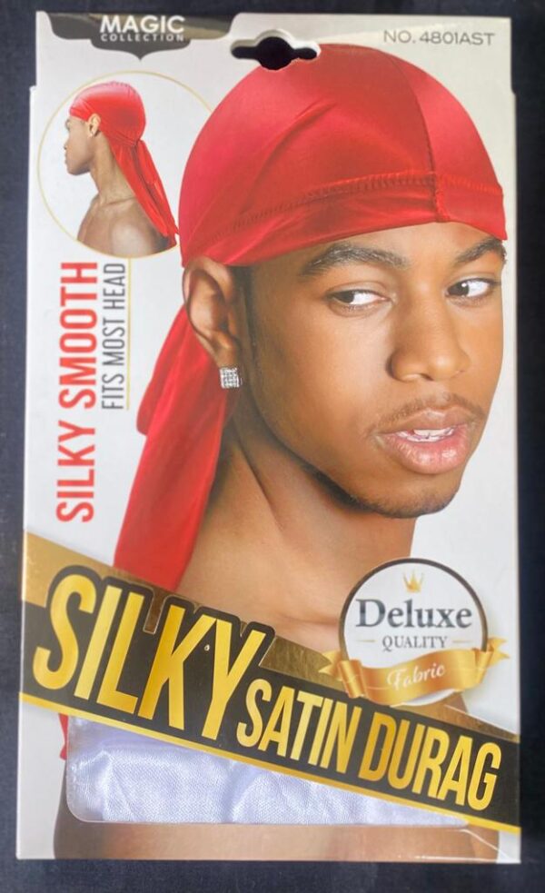MAGIC COLLECTION : Silky Satin Durag White - africana hair braiding studio
