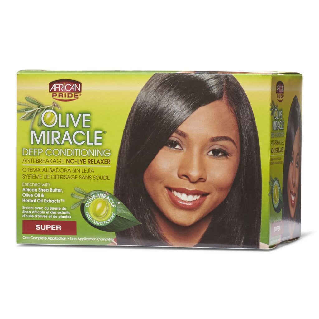 AFRICAN PRIDE : Olive Miracle Deep Conditioning No-Lye Relaxer Super ...